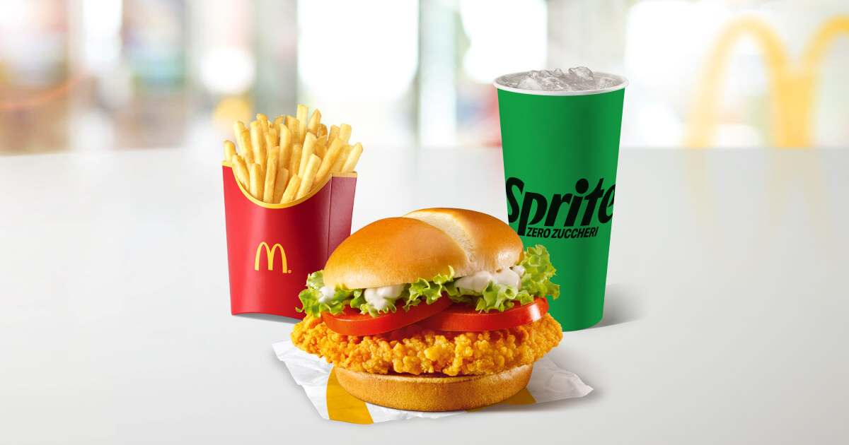 McCrunchy® Chicken Menu | McDonaldʹs Italia
