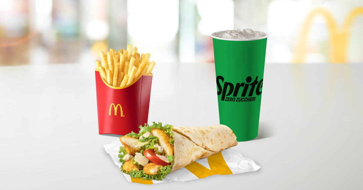 McWrap® con pollo croccante e Parmigiano menu | McDonald's Italia
